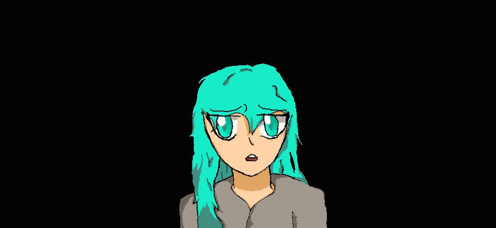 Blue-Haired Anime Girl by RachelAsh on DeviantArt