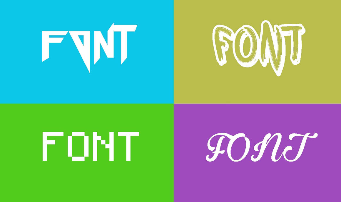 4 Font ^^ by OzgeAlg on DeviantArt