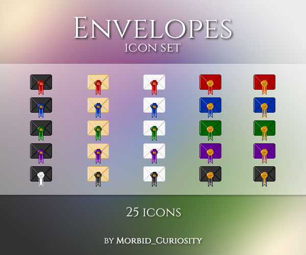 Envelopes icon set FULL by M-Curiosity on DeviantArt