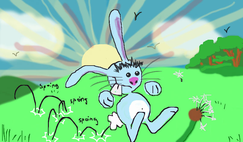 Suspicious bunny by LadyMuffinArt on DeviantArt