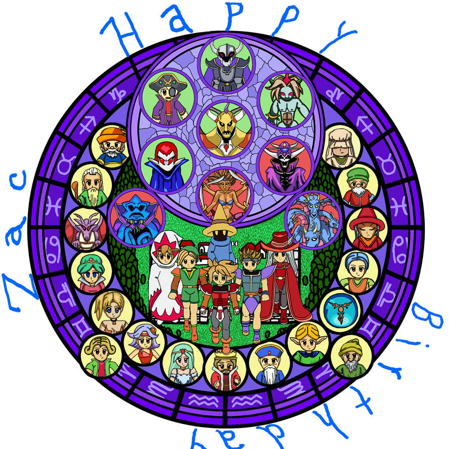 Final Fantasy Kingdom Hearts Stained Glass by purpleorchid-8863 on ...