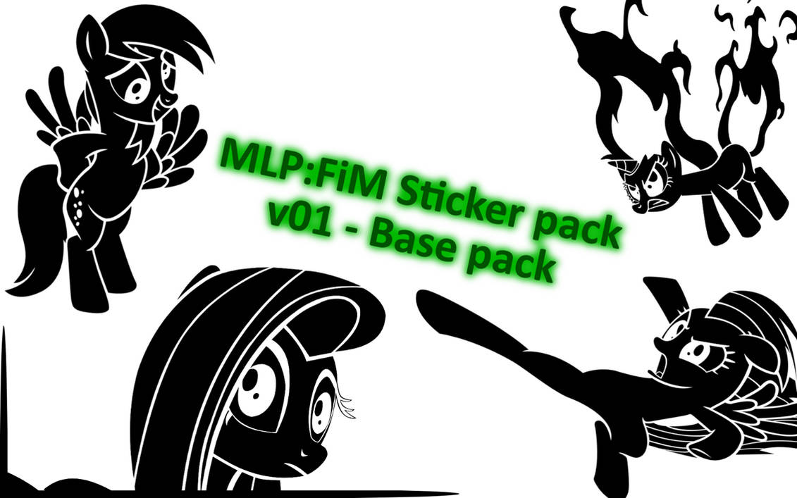 Pony sticker pack v01 by PoldekPL on DeviantArt