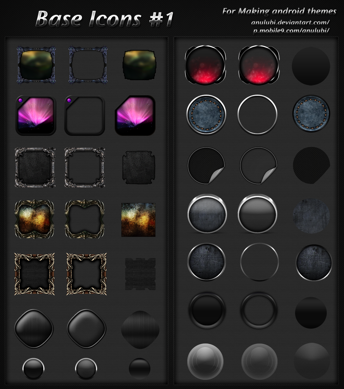 Base Icons for android #1 by anulubi on DeviantArt