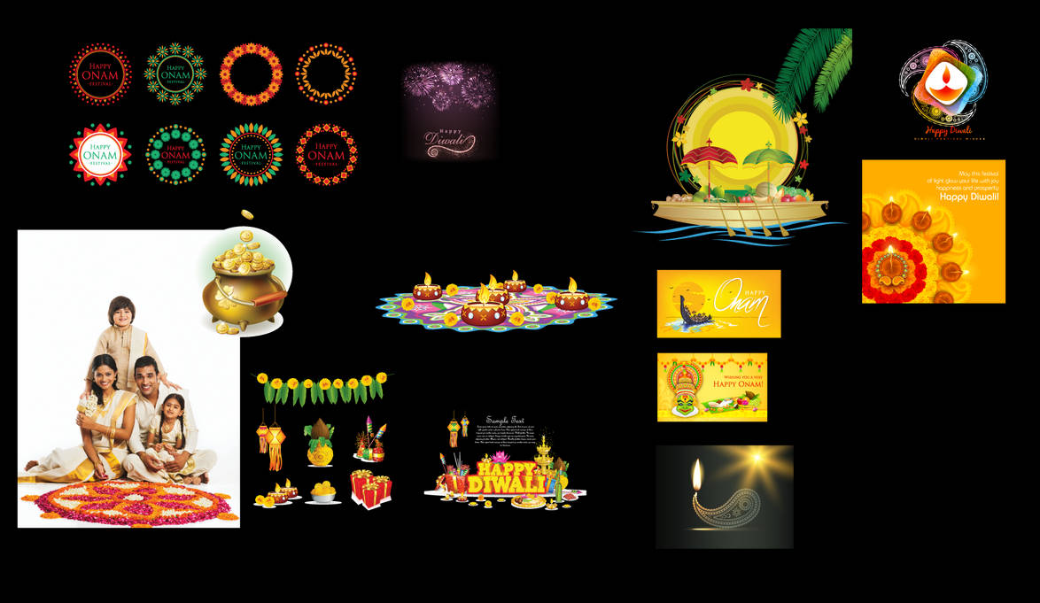 Onam vectors AI PNG by anulubi on DeviantArt
