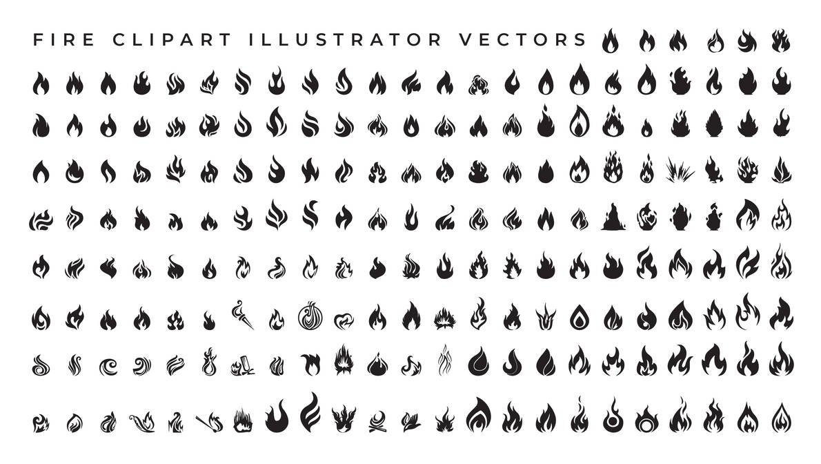 Fire Clip art Illustrator Vectors by anulubi on DeviantArt