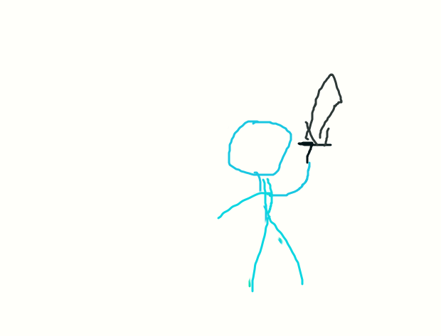 Stickman #1 The Sword Stickman by kenibuns on DeviantArt