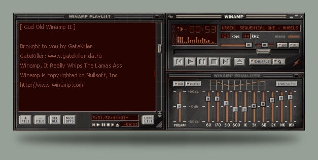 Gud Old Winamp II by gatekiller on DeviantArt