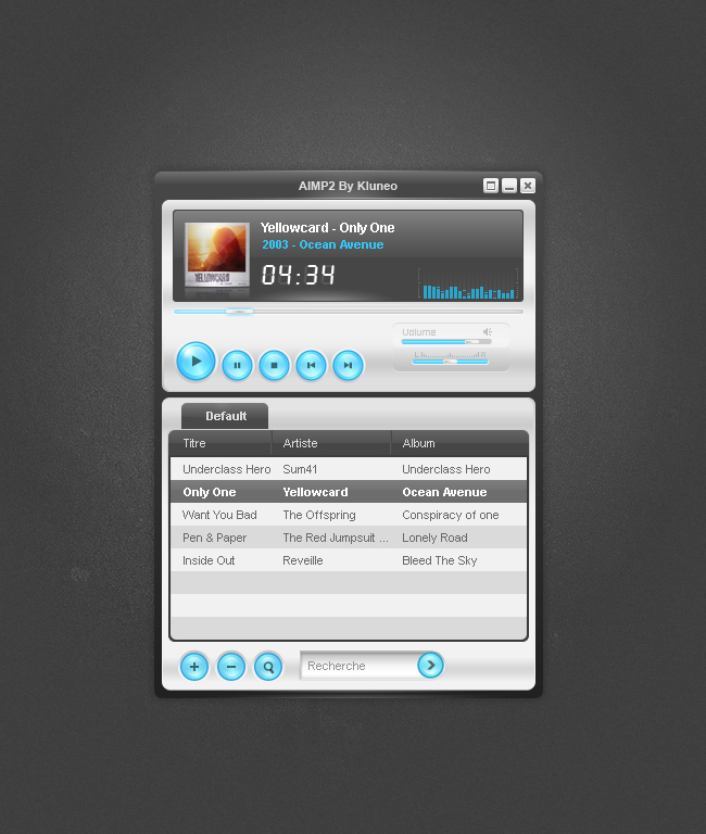 AIMP2 Skins by kluneo on DeviantArt