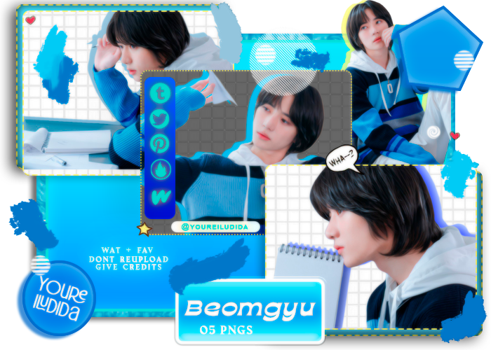 PNG PACK: CHOI BEOMGYU (TXT) #10 by YOUREILUDIDA on DeviantArt