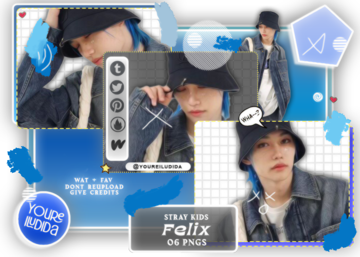 PNG PACK: FELIX (STRAY KIDS) #13 by YOUREILUDIDA on DeviantArt