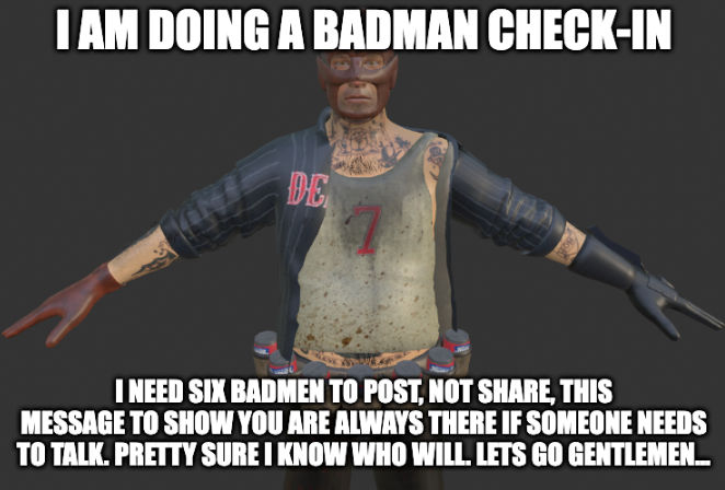 Travis Strikes Again: NMH - Badman by fdgsz on DeviantArt