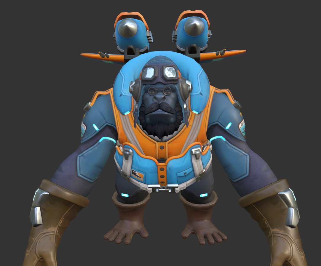 Overwatch - Winston (Flying Ace) by fdgsz on DeviantArt