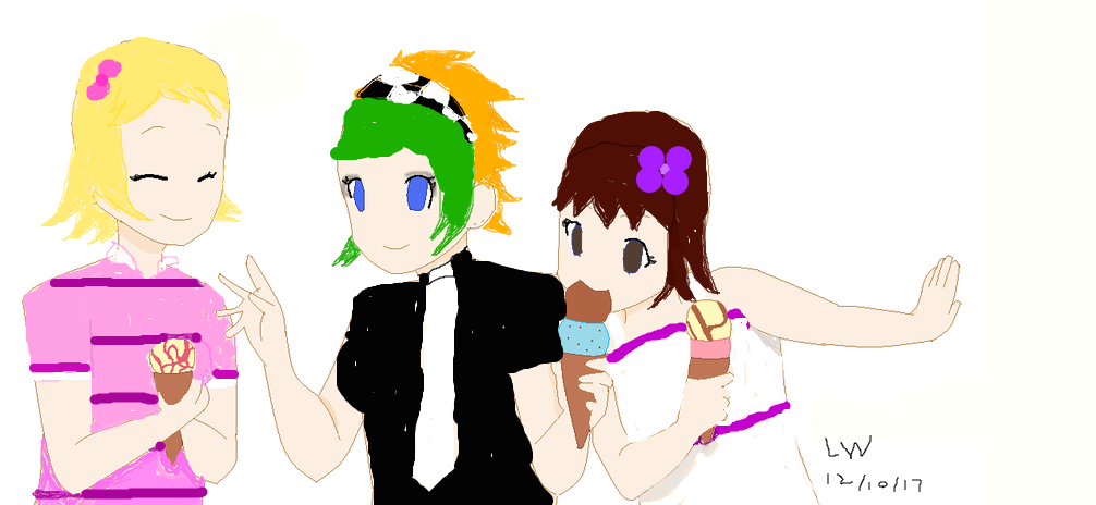Imma take yur ice cream by Thefemaleraytoro on DeviantArt