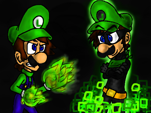 Luigi Vs. Mr. L by SprMarioArtst on DeviantArt
