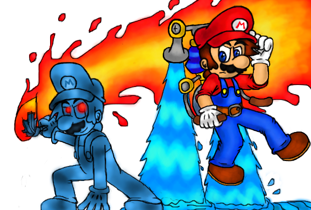Super Mario Sunshine by SprMarioArtst on DeviantArt
