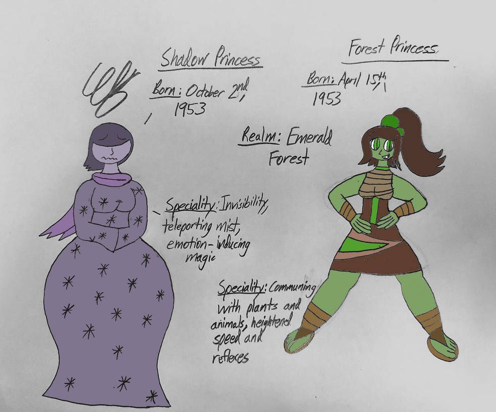 Shadow and Forest Princess by BankruptWizard on DeviantArt
