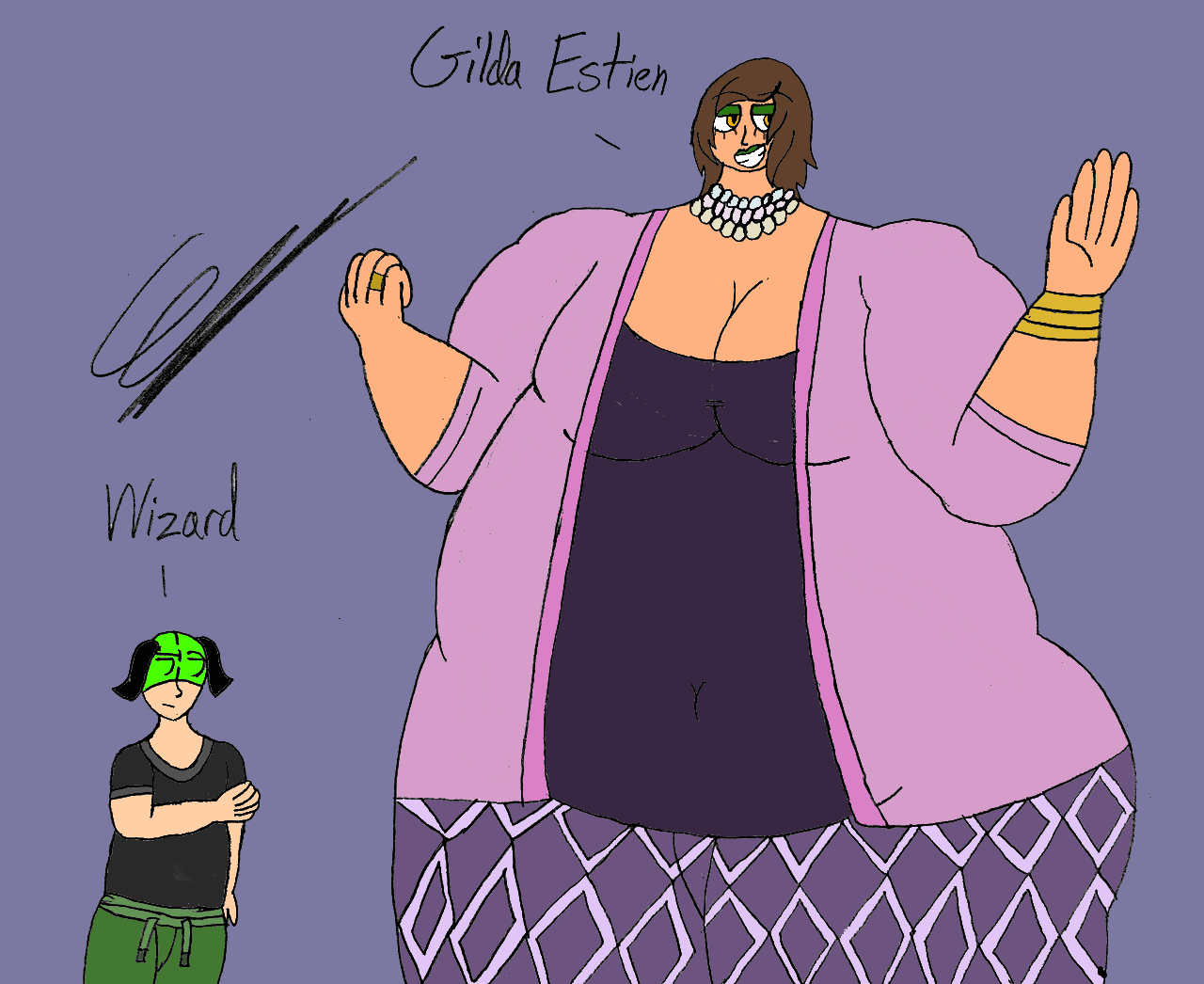 Wizard and Gilda Estien 2024 by BankruptWizard on DeviantArt