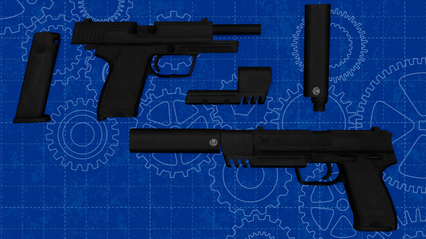 [MMD] HK USP 45 custom for DL by AbyssLeo on DeviantArt