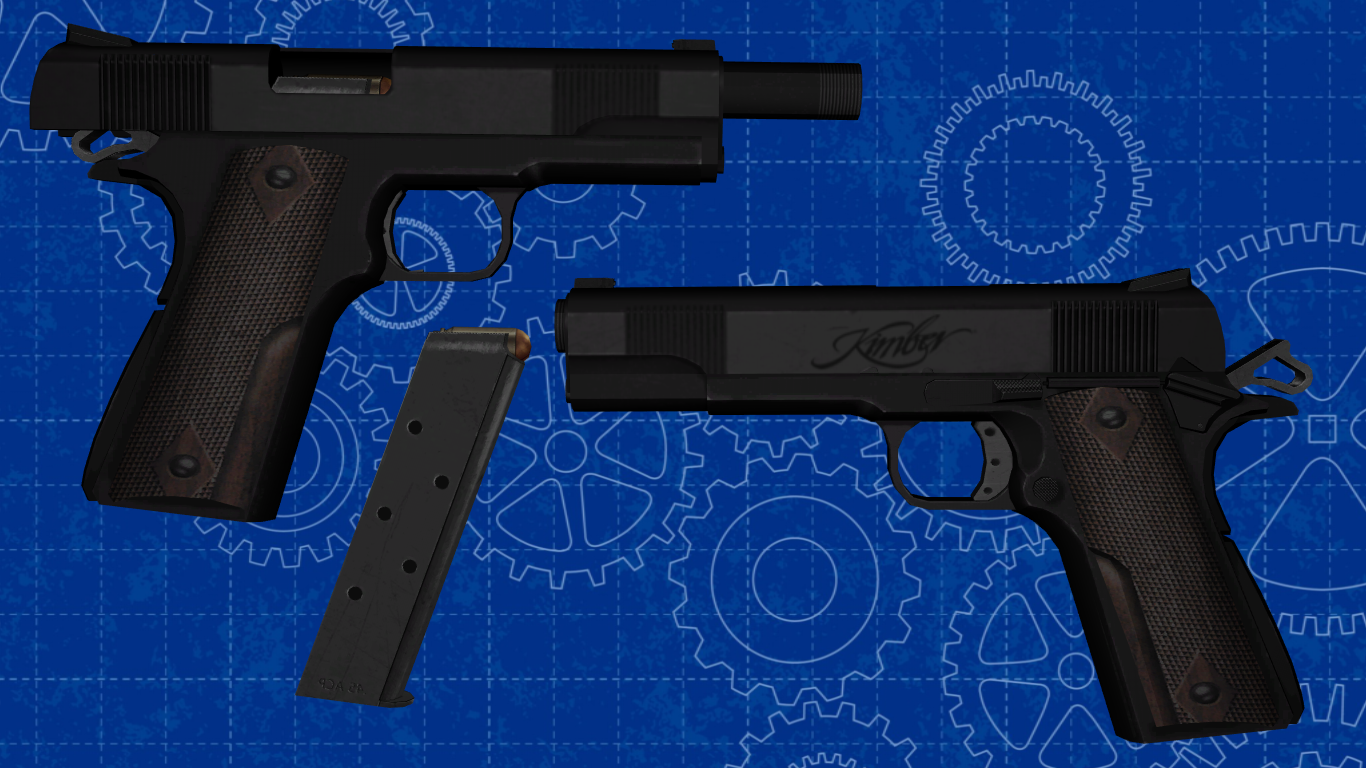 [MMD] 45.ACP Kimber 1911 for DL by AbyssLeo on DeviantArt