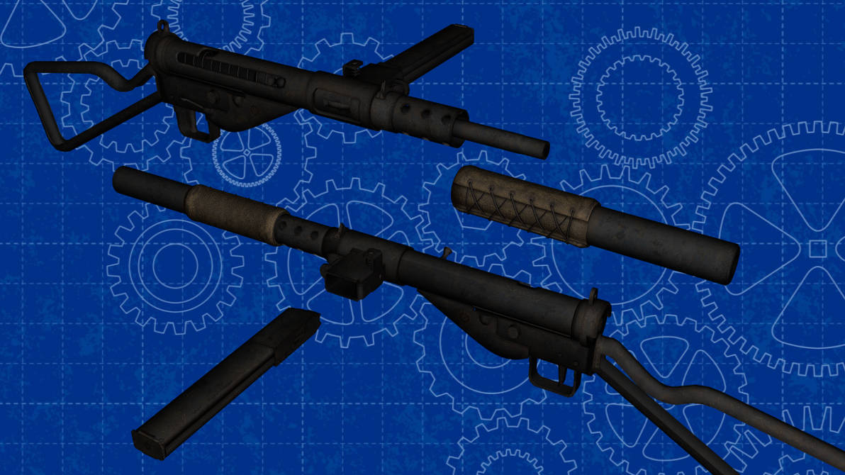 [MMD] Sten MkII for DL by AbyssLeo on DeviantArt