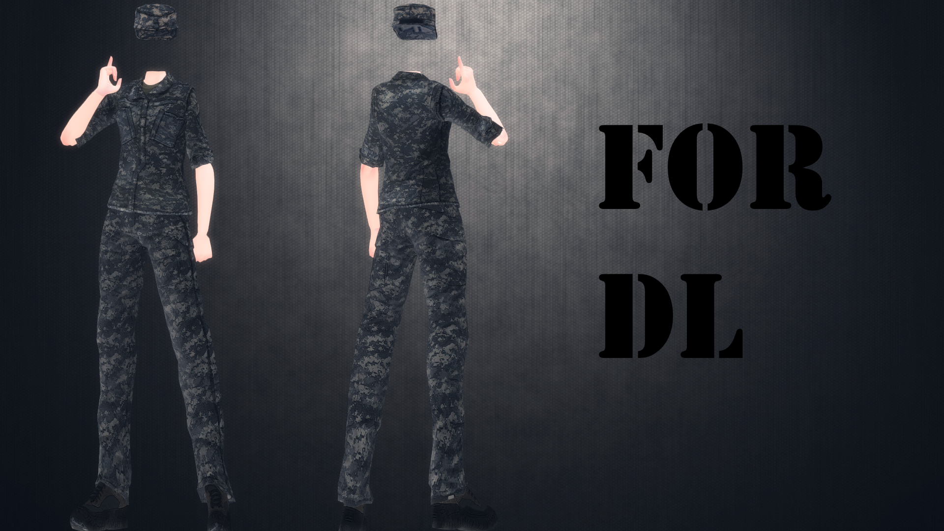 [MMD] Military Issue Uniform (ACU) for DL by AbyssLeo on DeviantArt