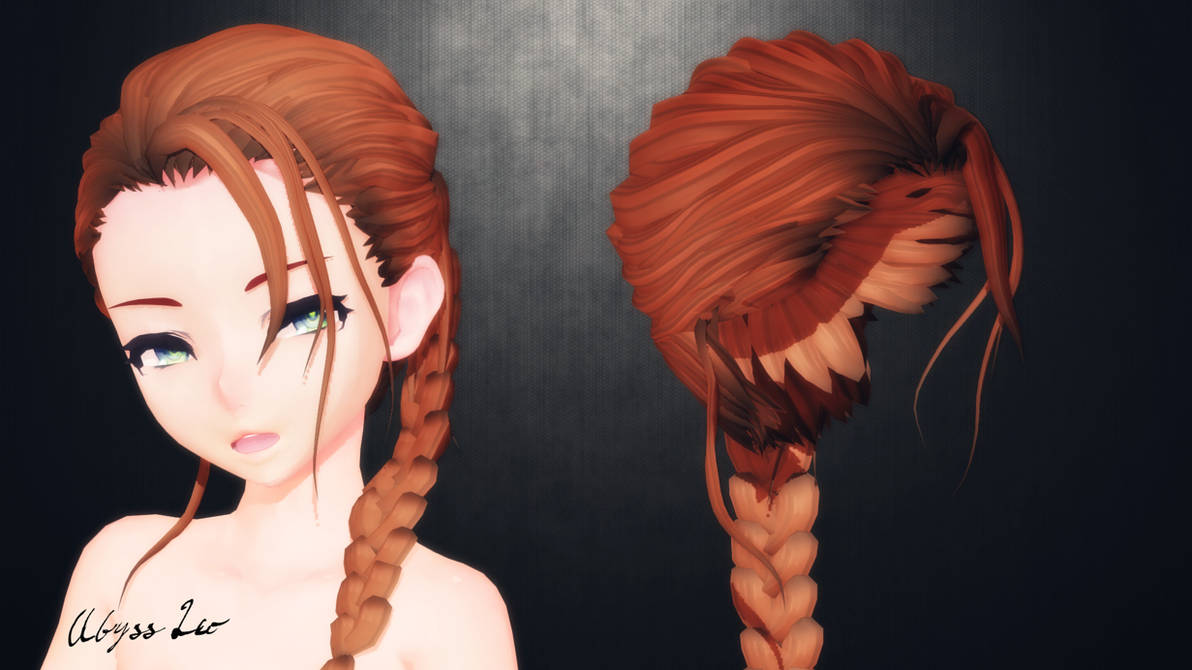 [MMD] OMFG!Stop...stop!( can't )(still a hair DL) by AbyssLeo on DeviantArt