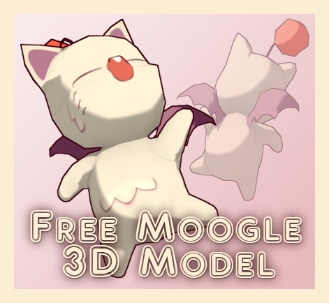 Free 3D Model: Moogle by Garm-r on DeviantArt