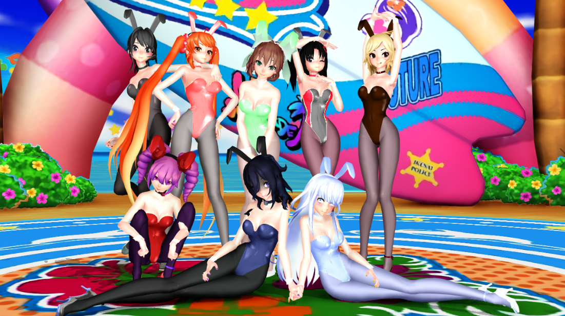 MMD YS Bunny Rivals and Ayano + Note DL by gigimcadam on DeviantArt