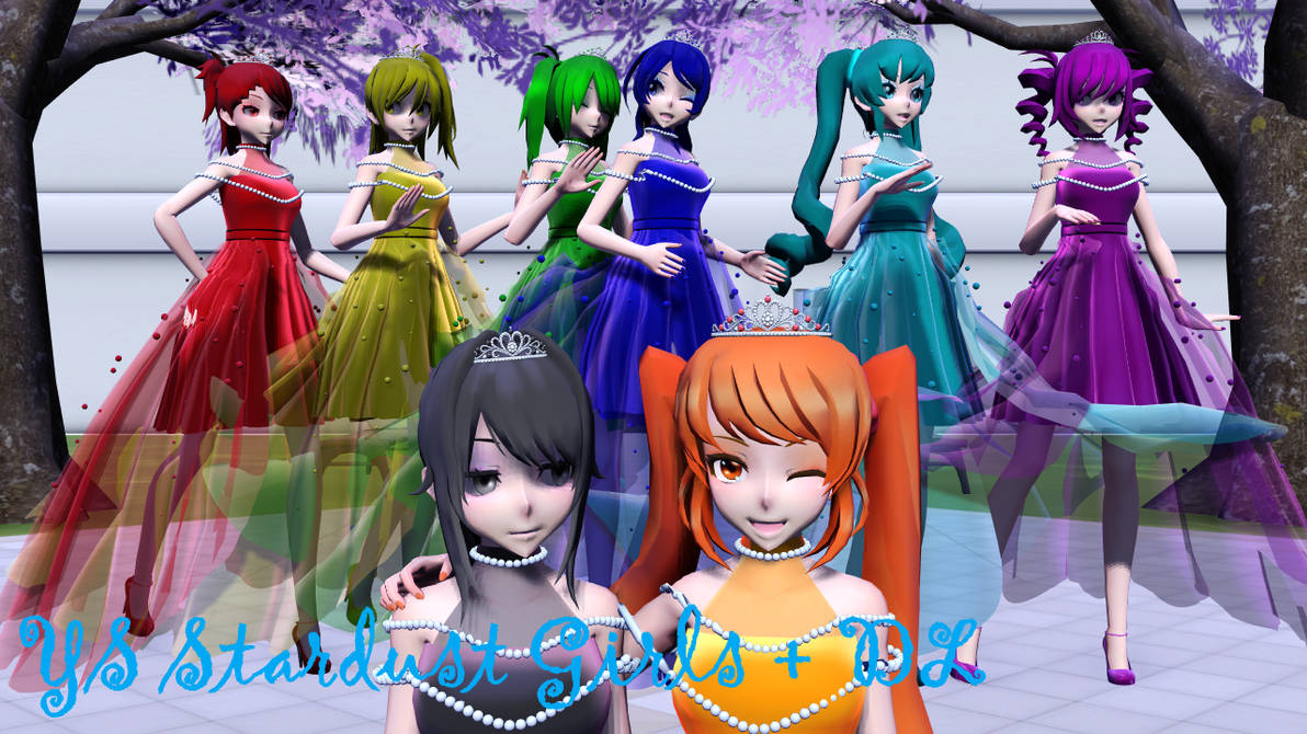 MMD YS Stardust Girls + DL (Lag Warning!) by gigimcadam on DeviantArt