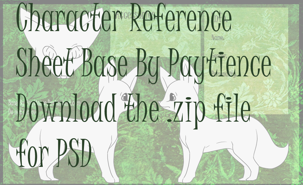 Character Sheet Base by Paytience on DeviantArt