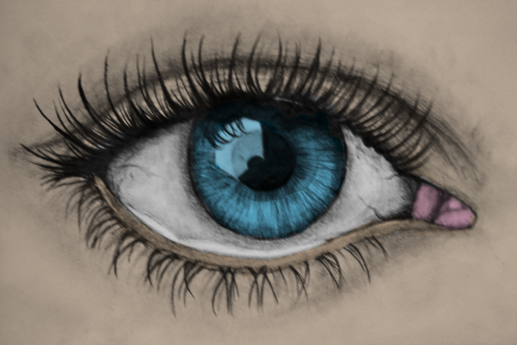 Blue Eye Drawing