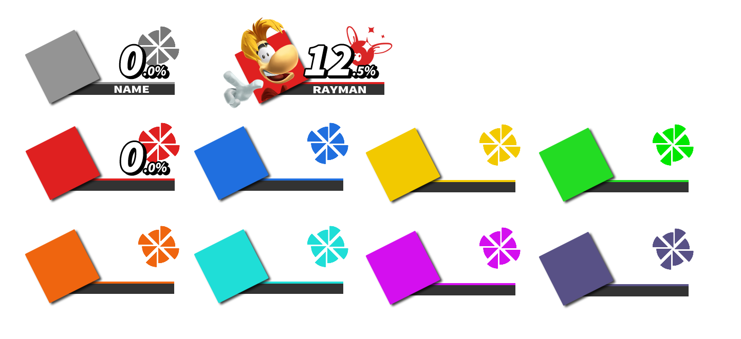 SSBU Hud Templates by Alex13Art on DeviantArt