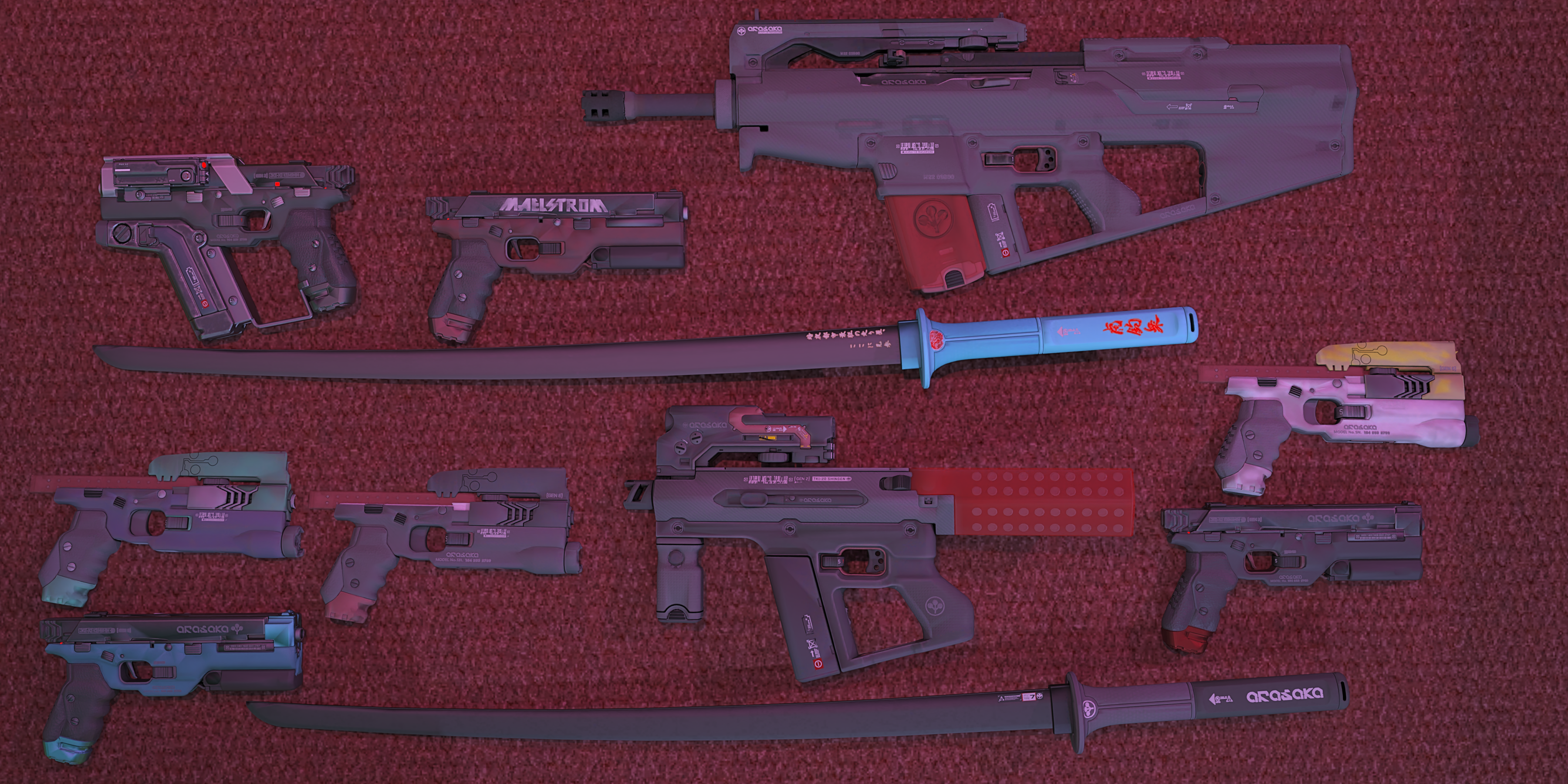 Cyberpunk Weapons Upgrade