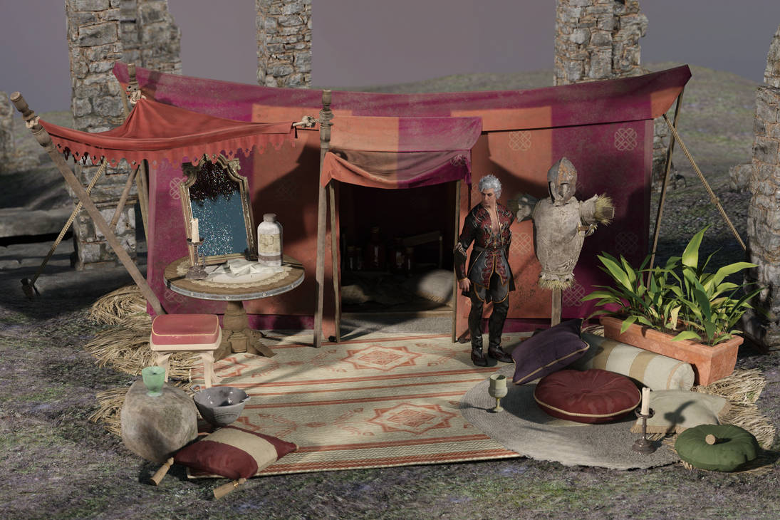 Astarion Camp Props for DAZ 3D by Adventfather on DeviantArt