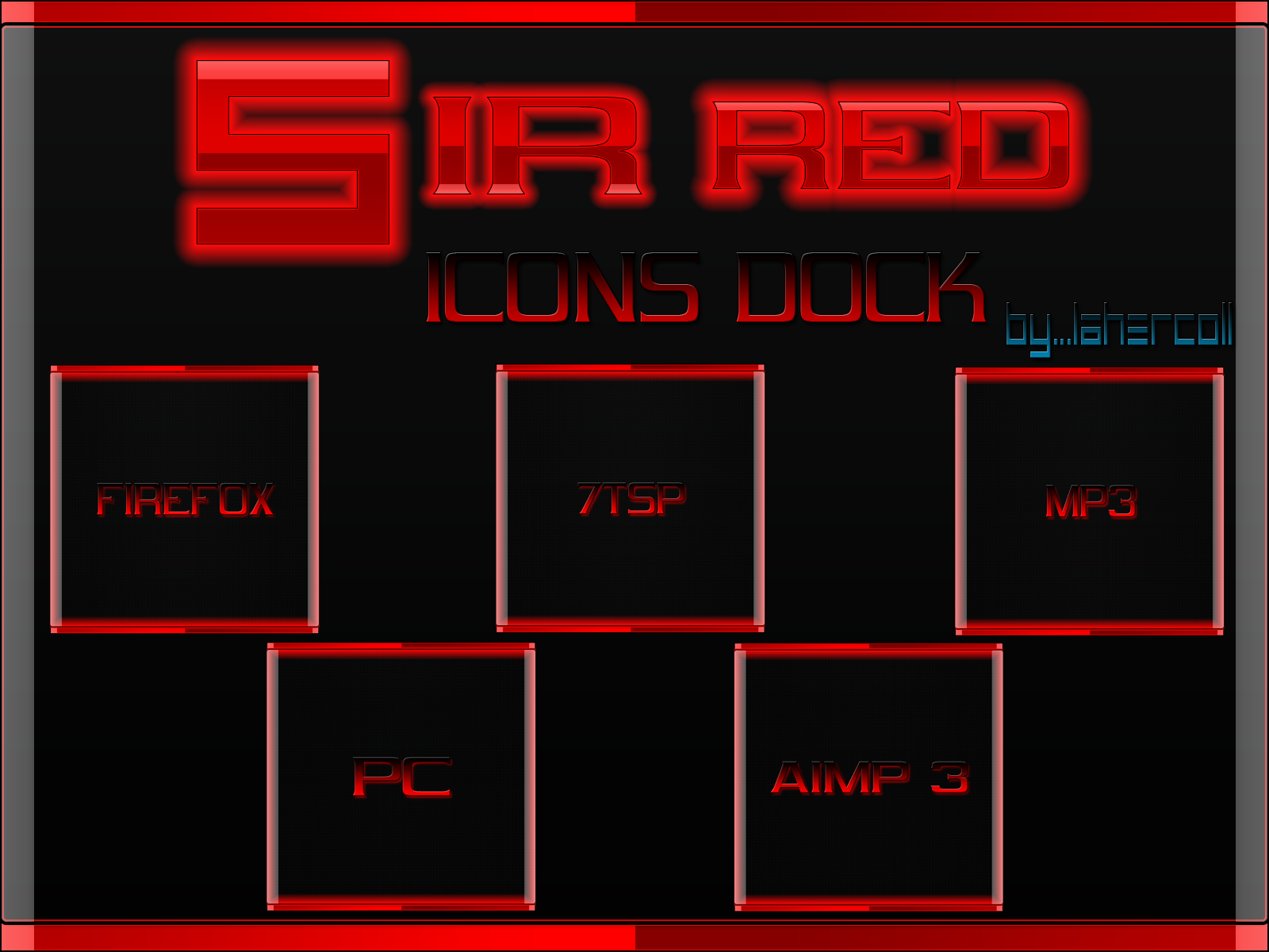 SIR_RED ICONS DOCK by lahercoll on DeviantArt