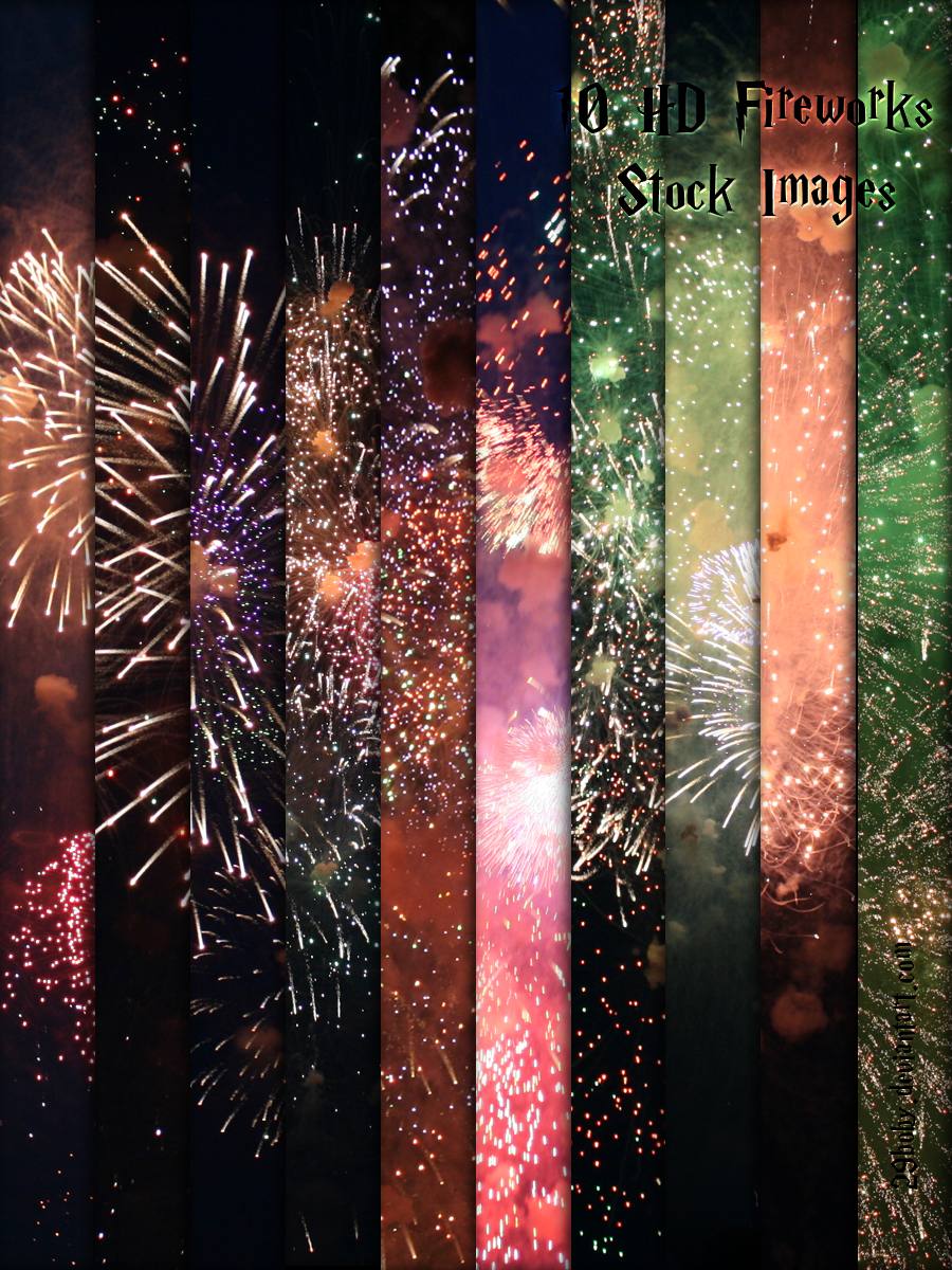 10 Free Fireworks HD Images by 29boby on DeviantArt