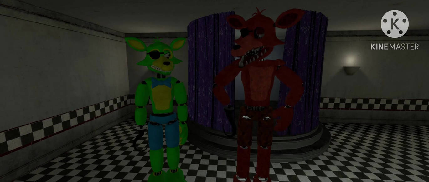 Kai and Foxy Auguring each other by KaizillaTheBeavowl on DeviantArt