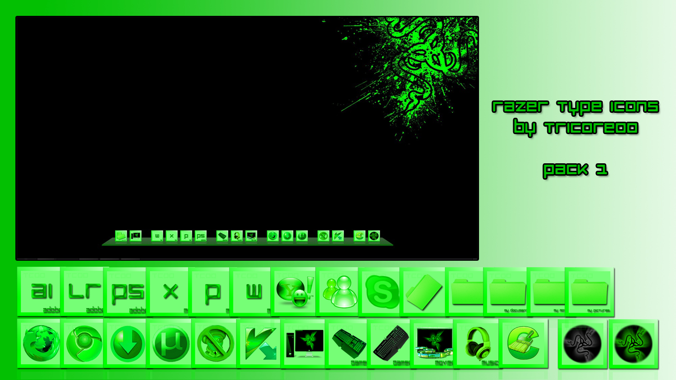 Razer type icons by Tricore00 - Pack 1 by Tricore00 on DeviantArt