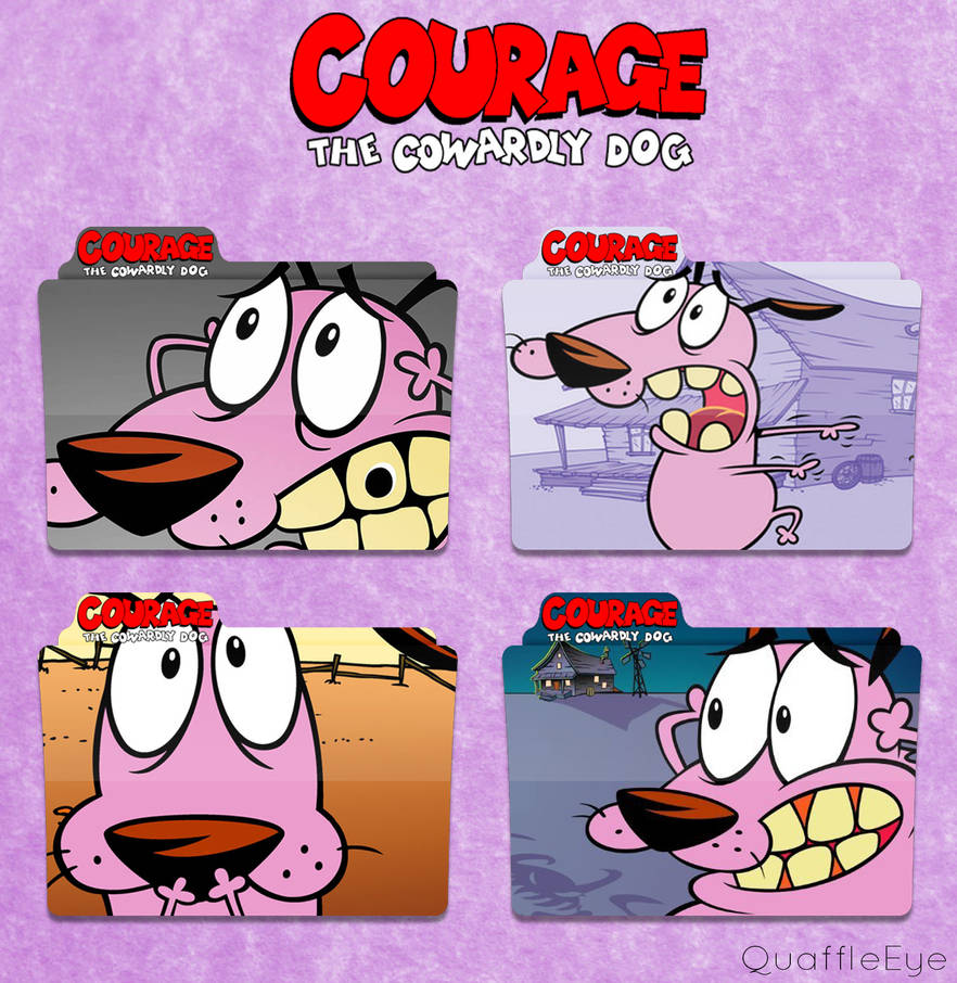 Courage The Cowardly Dog Icon Folder Pack by QuaffleEye on DeviantArt