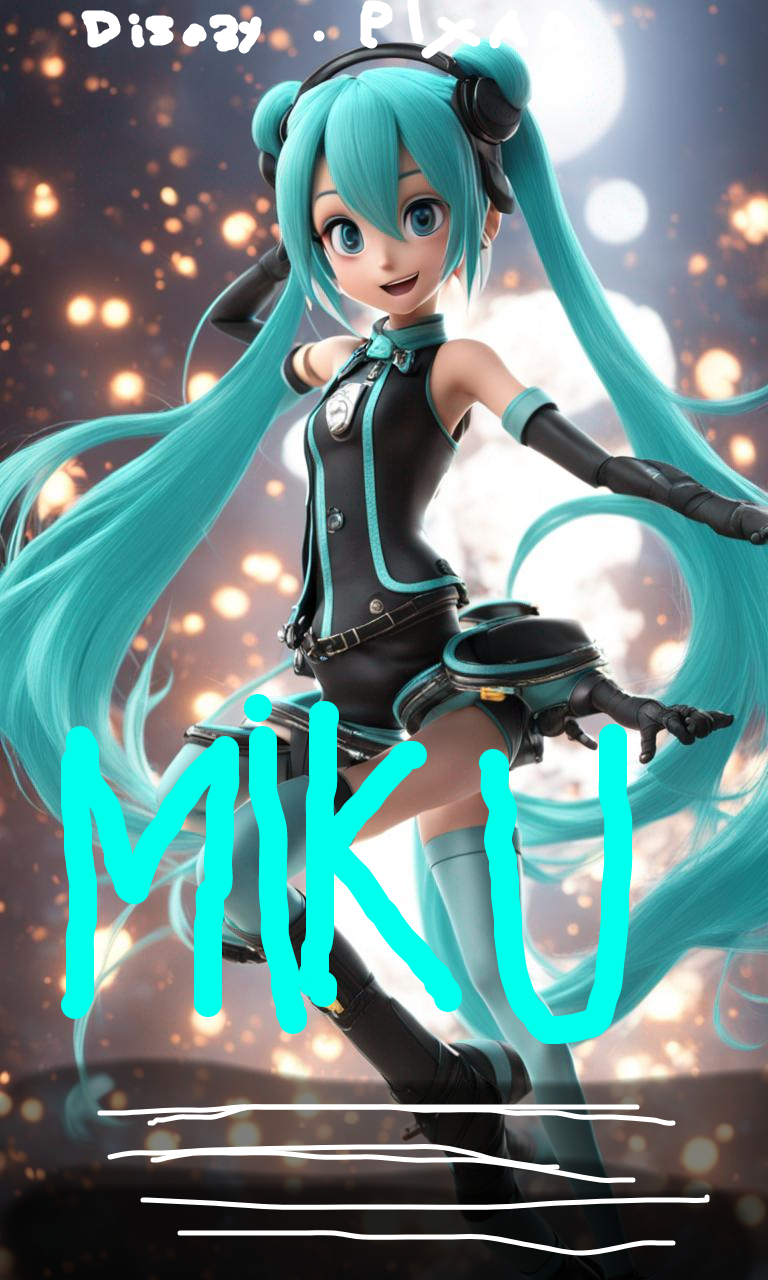 miku disney pixar poster by mei2013 on DeviantArt
