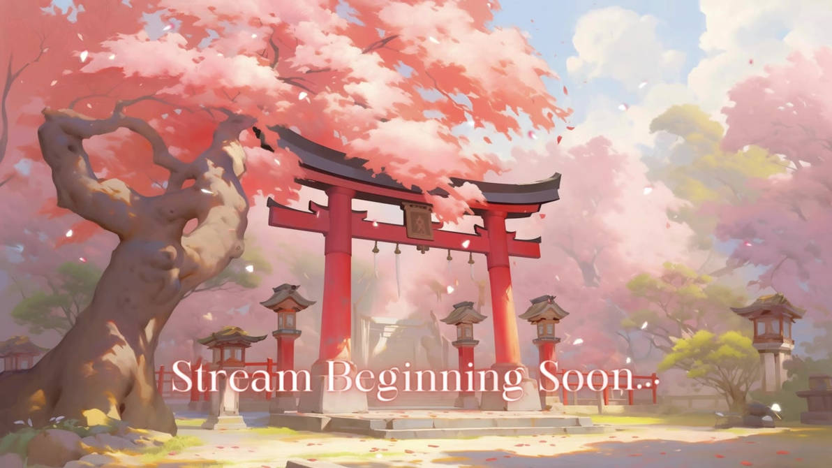 Animated Serene Sakura Shrine By Dracaenadraws On Deviantart