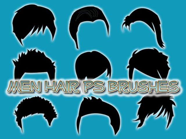 Men Hair Photoshop Brushes by petermarge on DeviantArt