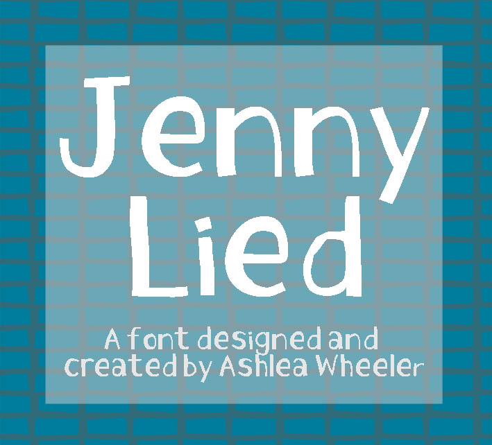 Jenny Lied Font by ashzstock on DeviantArt