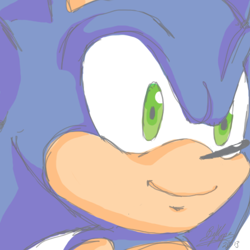 Sonic by OctoberReign on DeviantArt