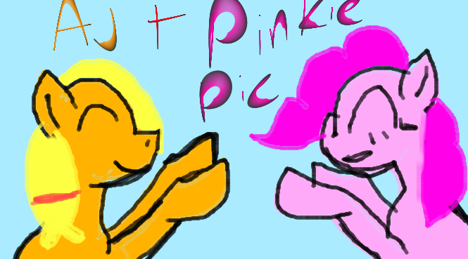 MLP AJ + Pinkie Pie by ZELDAmaster1234 on DeviantArt