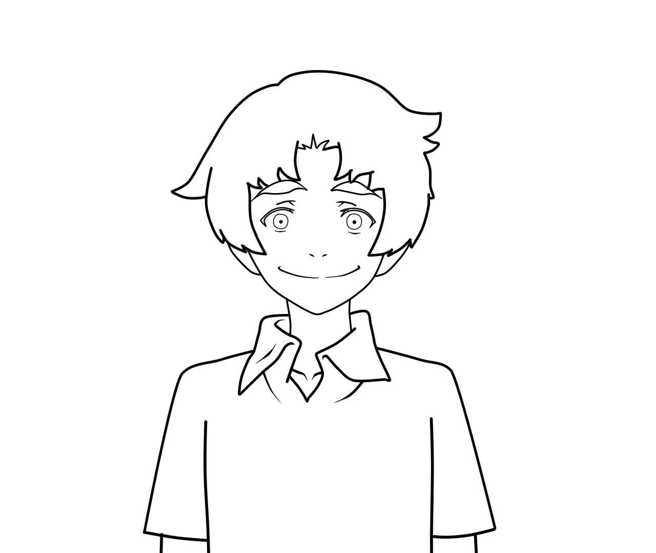 Akira Fudo Cry Baby outline by RapheDay on DeviantArt