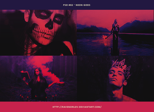 PSD #82 - Neon Gods by RavenOrlov on DeviantArt