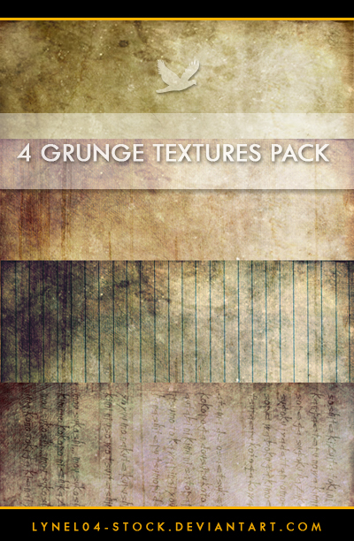 4 Grunge Texture Pack - 2 by lynel04-stock on DeviantArt