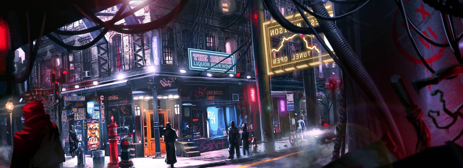 Lower Level of City by DigitalCutti on DeviantArt