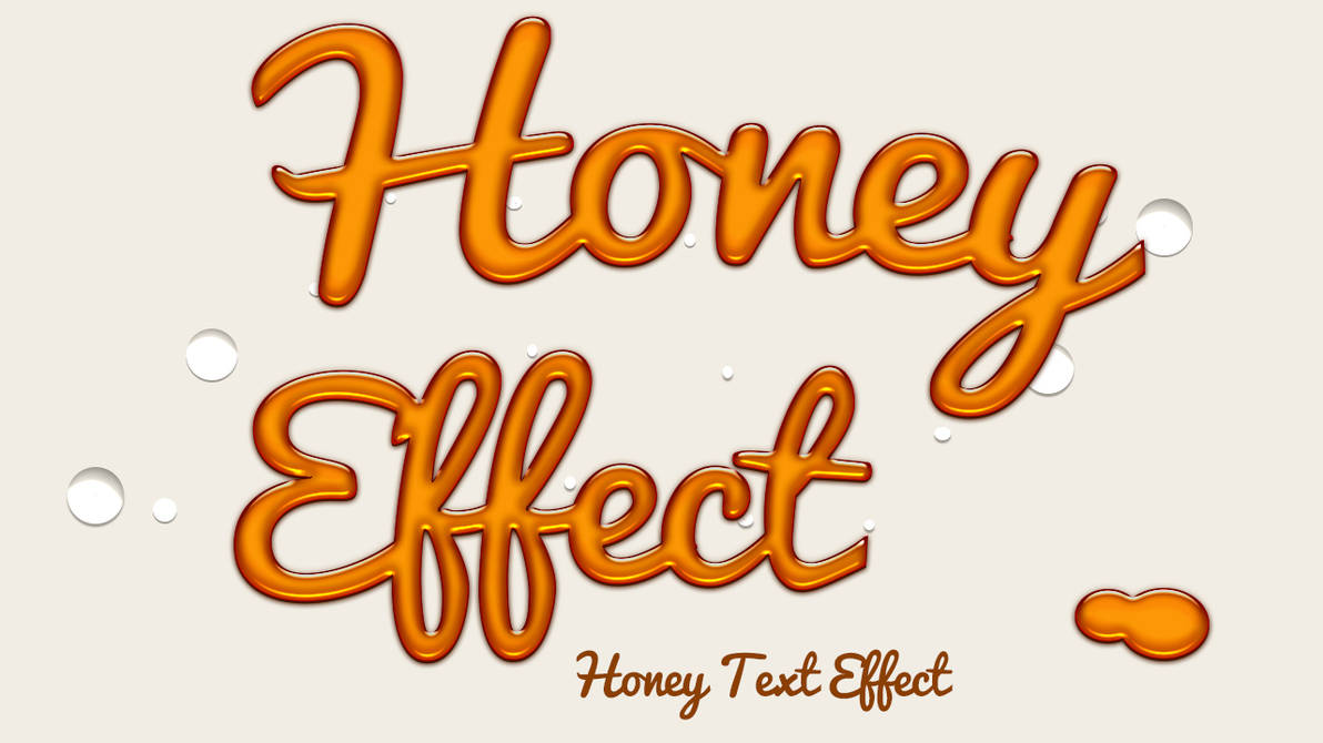 Free Honey Text Effect Psd By Mheni_Designer by Mheni-Designer on ...